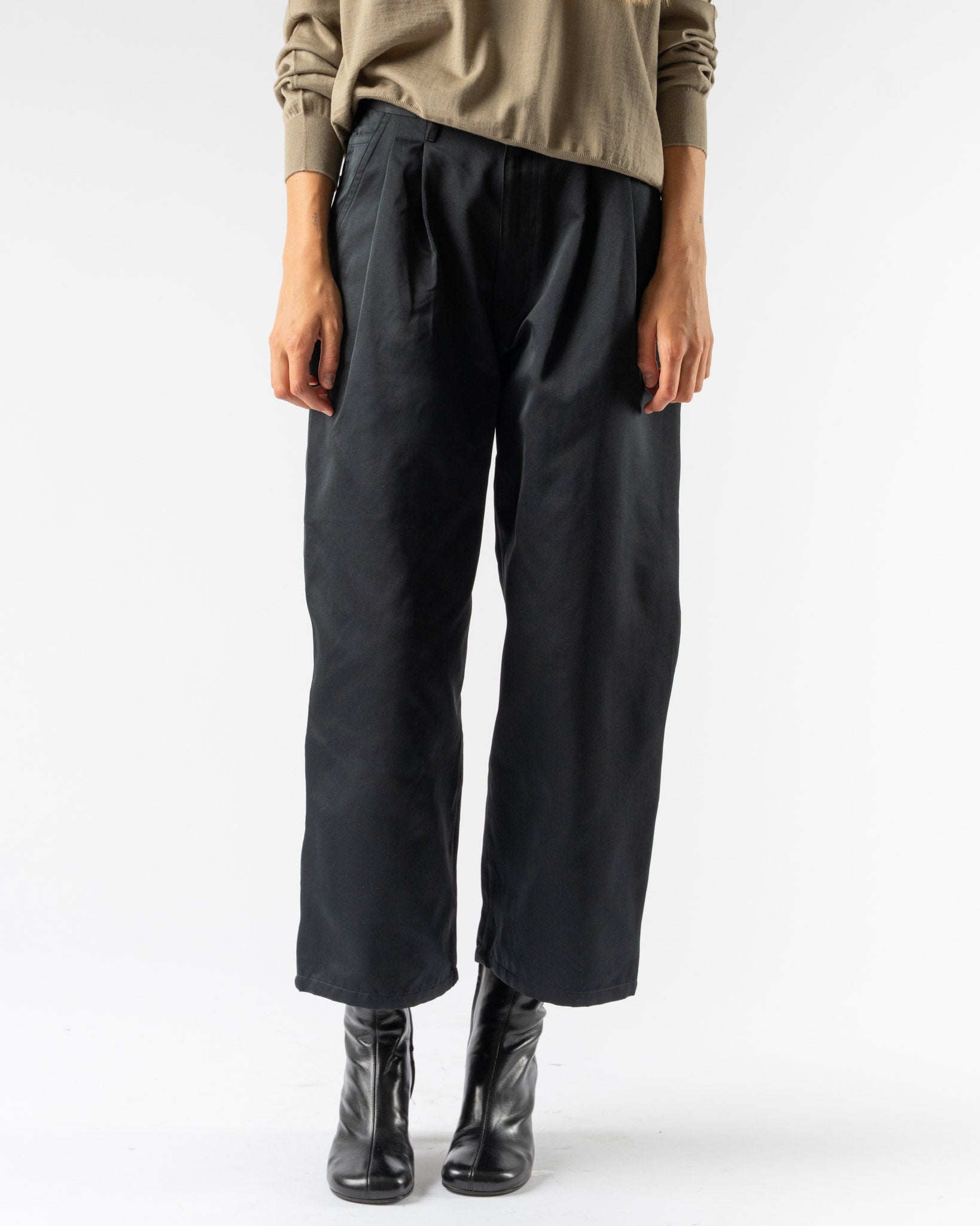 Sofie D'Hoore Polke Pants in Black Curated at Jake and Jones