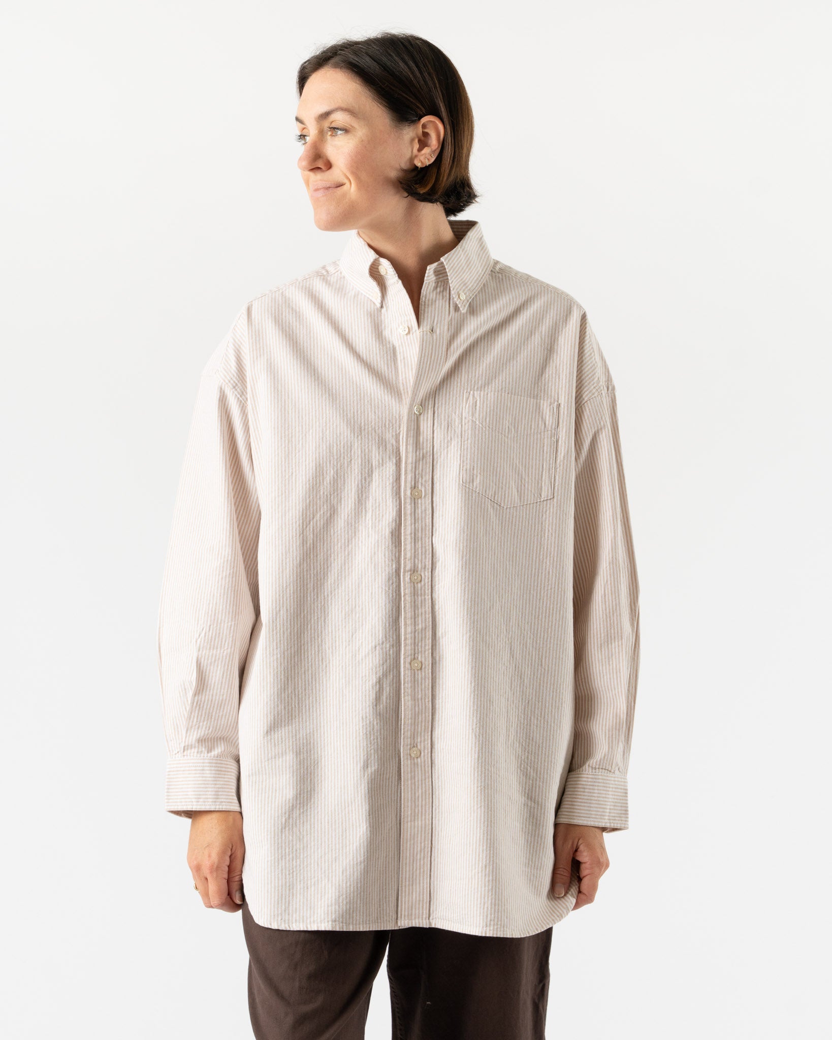 Beams Boy BIG BD Shirt in Yellow Curated at Jake and Jones