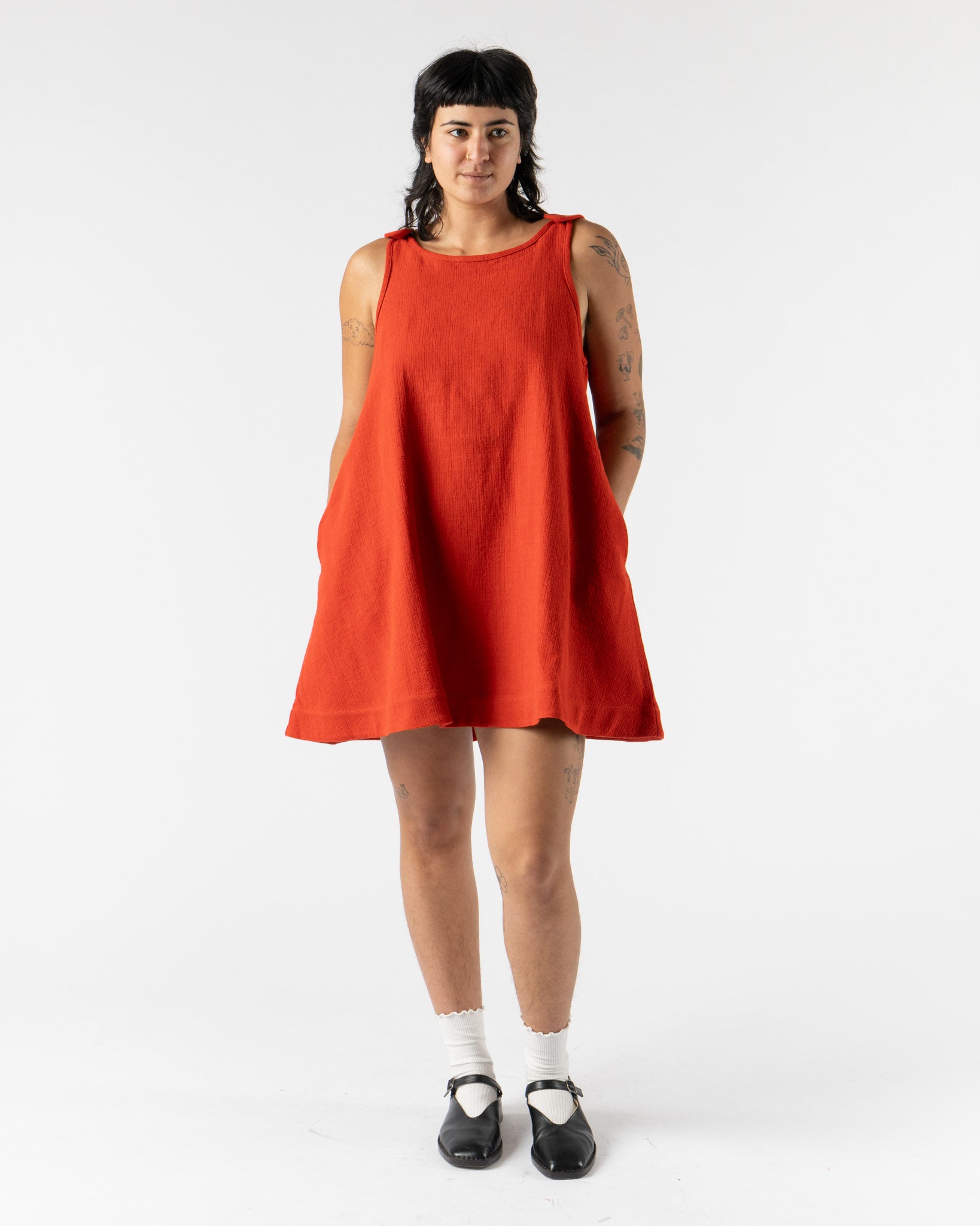 Cawley Margot Dress in Poppy Curated at Jake and Jones
