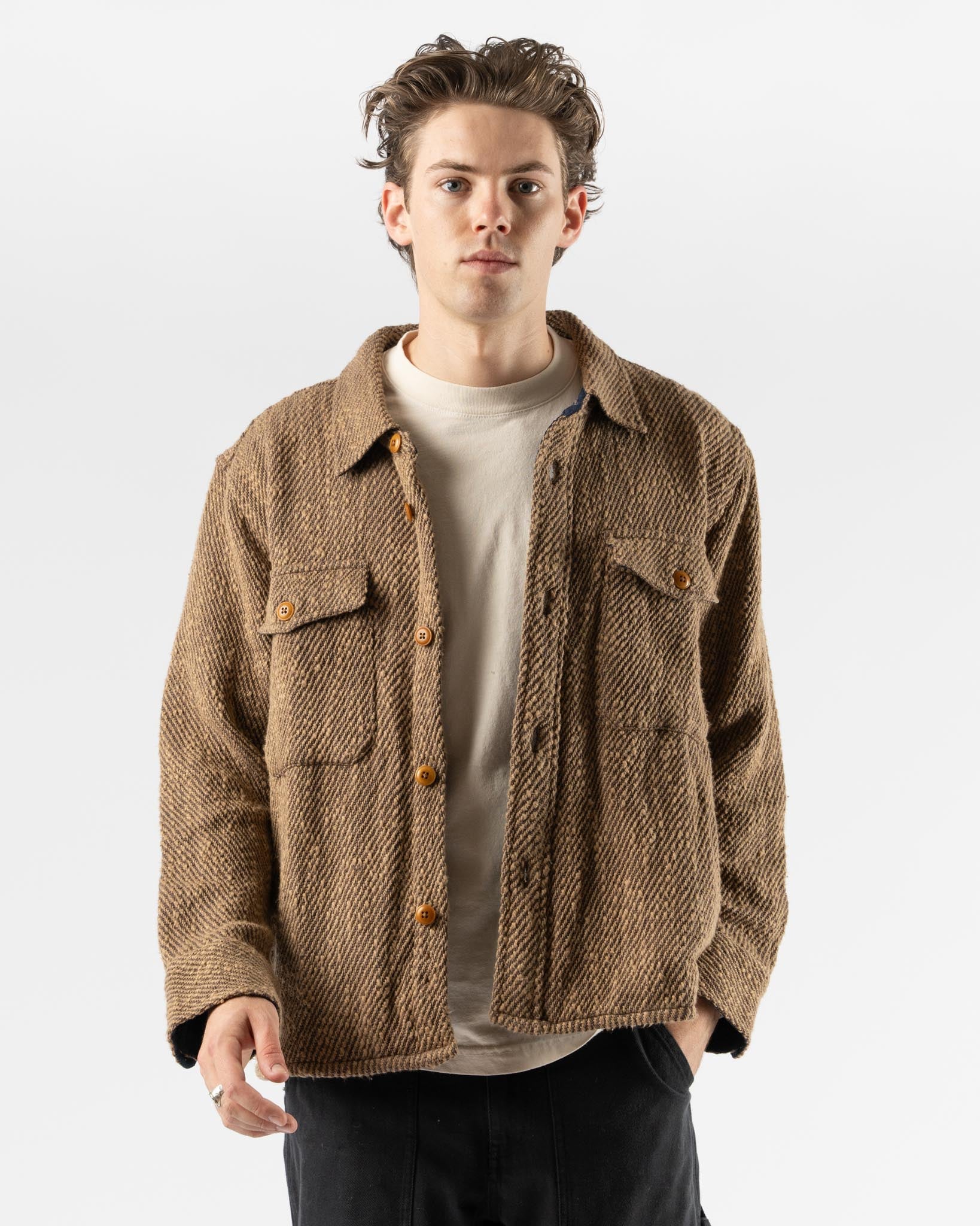 Corridor Liebes Jacket in Brown Curated at Jake and Jones