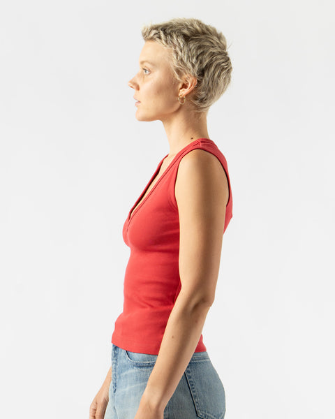 FLORE FLORE Dewi Tank in Raspberry Curated at Jake and Jones