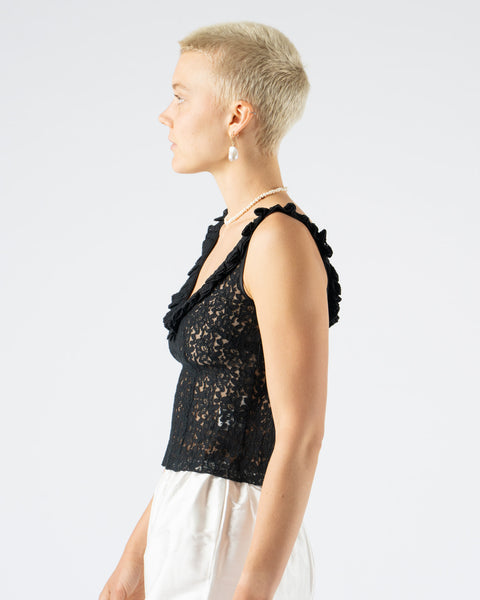 Hai Moa Top in Black Curated at Jake and Jones