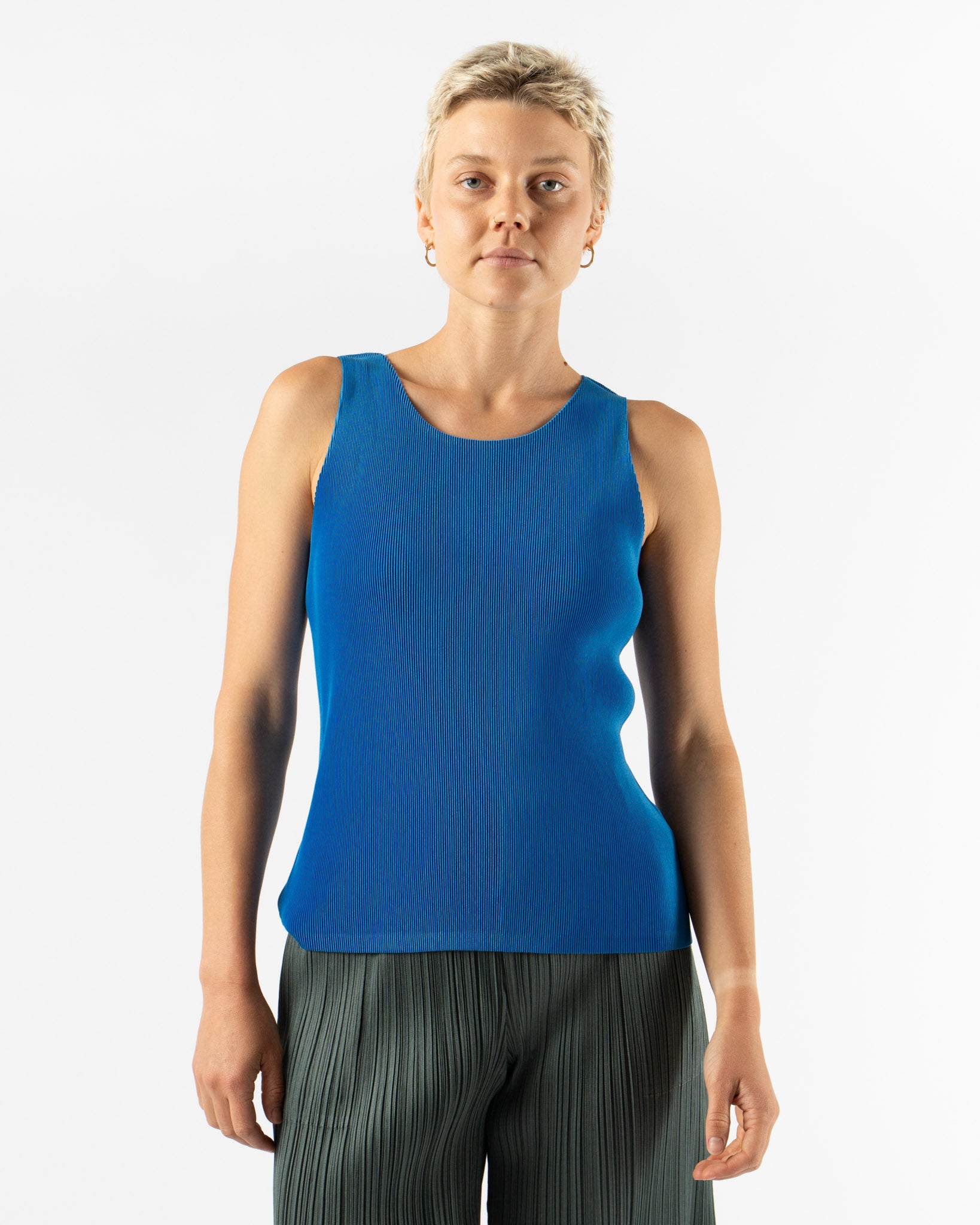Pleats Please by Issey Miyake MC June Pants in Moss GreenCurated at ...