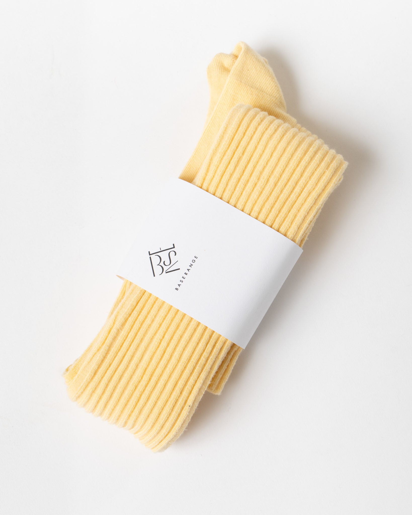 Baserange Overknee Socks in Bog Yellow Curated at Jake and Jones