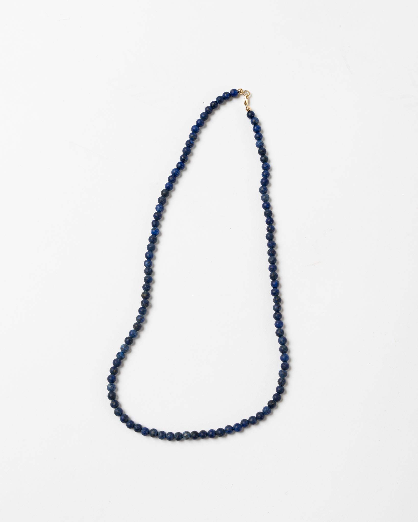 Takara Round Lapis Bead Strand Curated at Jake and Jones