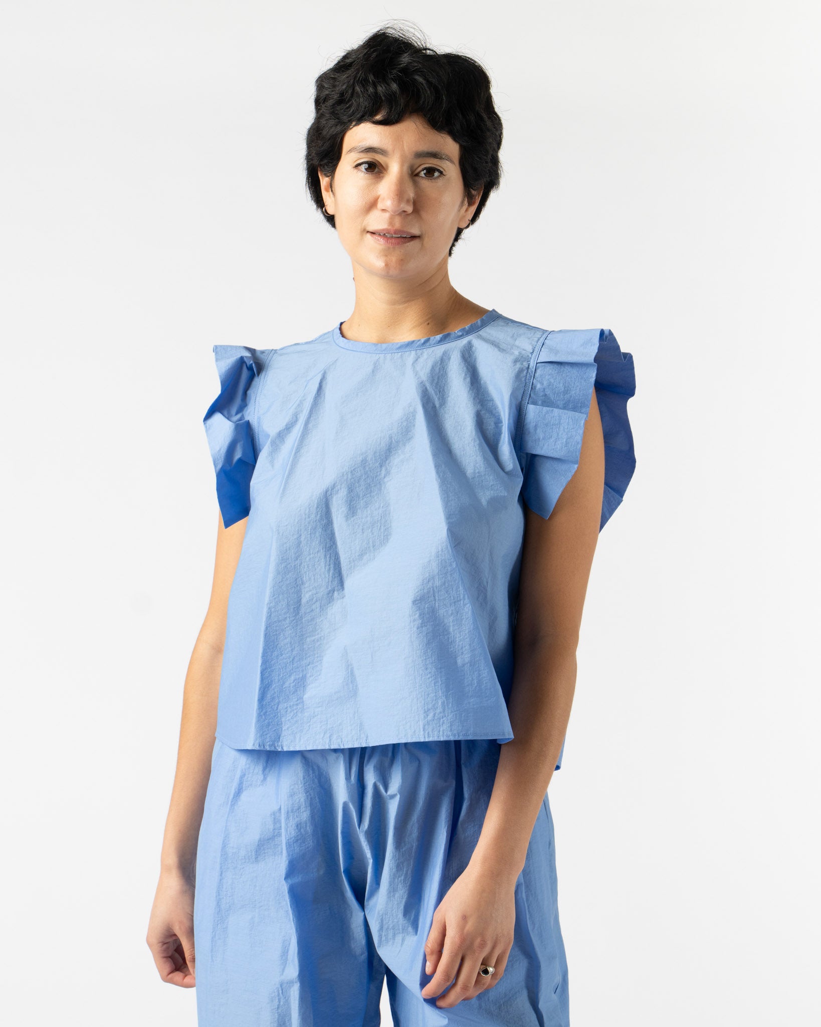 ELEPH Tidy Top in Blue Curated at Jake and Jones