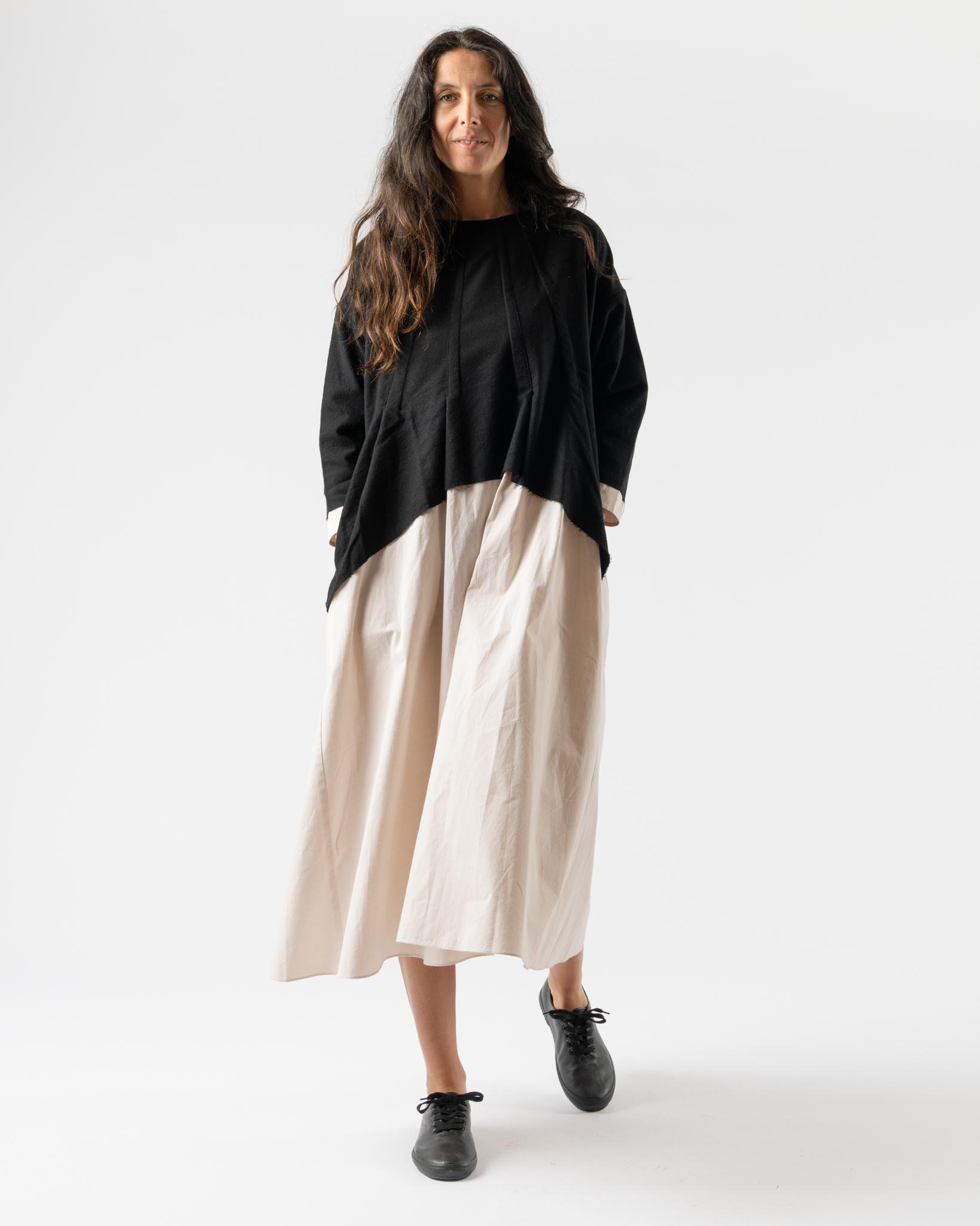 Toogood The Mountaineer Dress in Flint Raw Curated at Jake and Jones