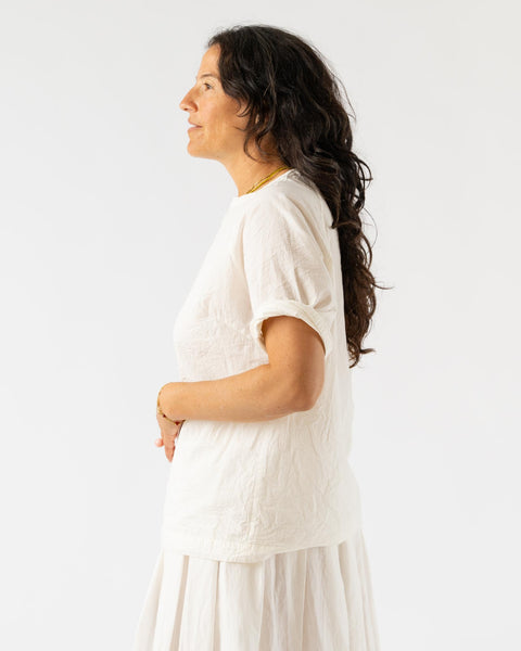 CASEY CASEY Watt Top in White Curated at Jake and Jones