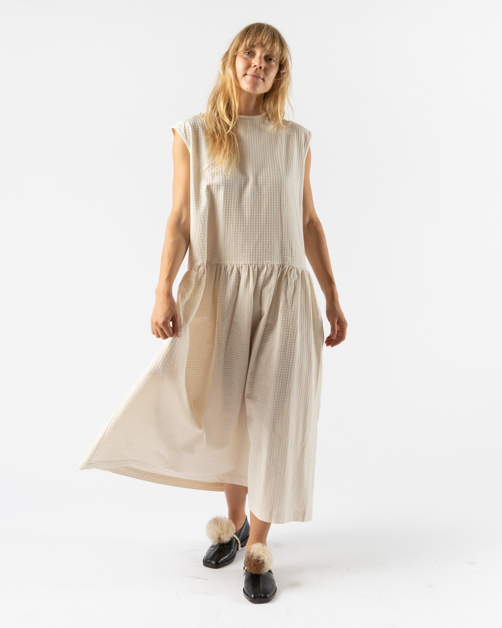 Cawley Isabella Dress in Ecru Curated at Jake and Jones