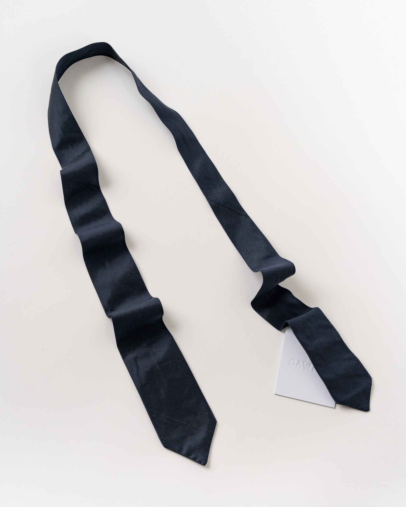 Cawley Silk Douppion Tie in Ink Curated at Jake and Jones