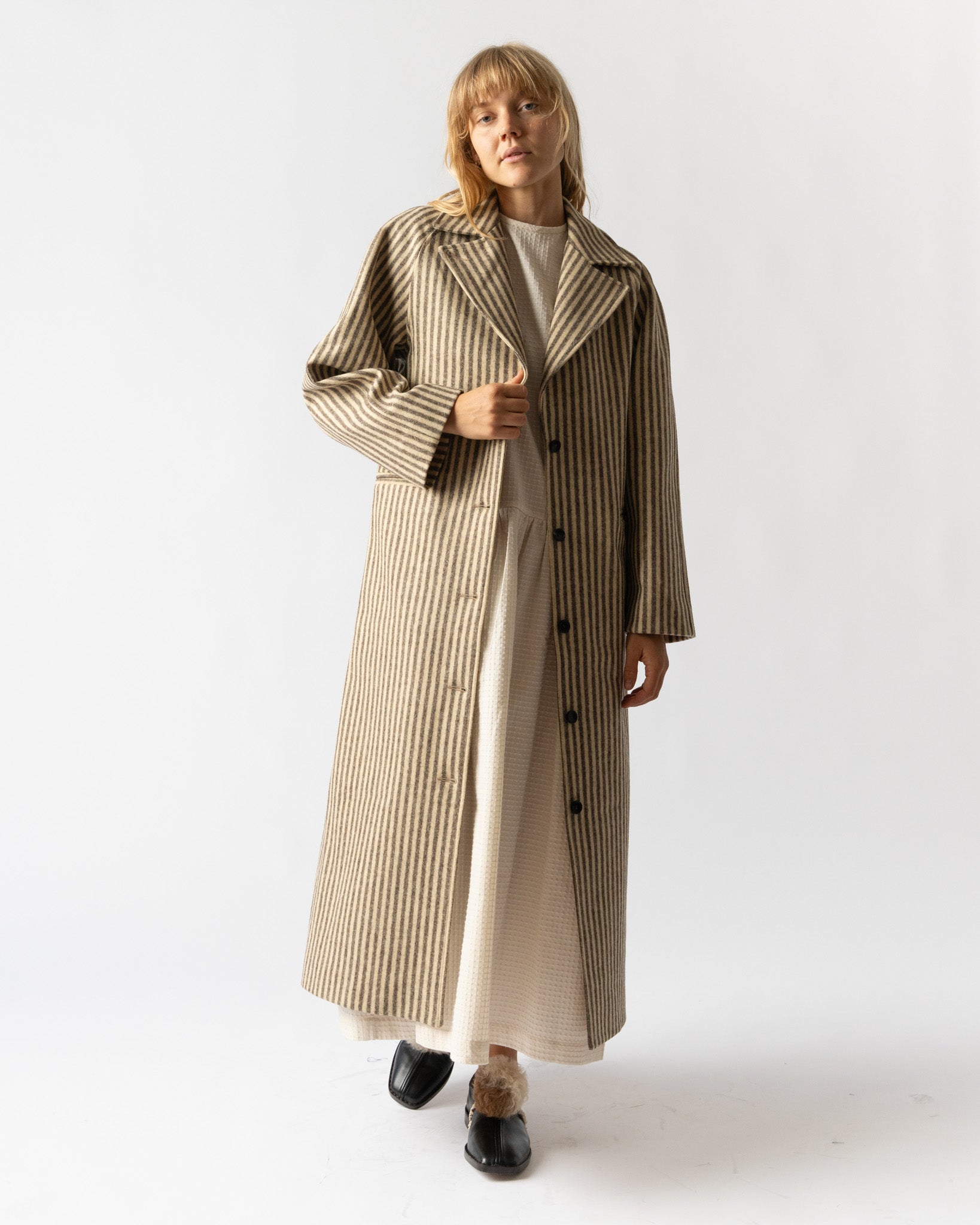 Cawley Andie Blazer in Navy Herringbone Curated at Jake and Jones