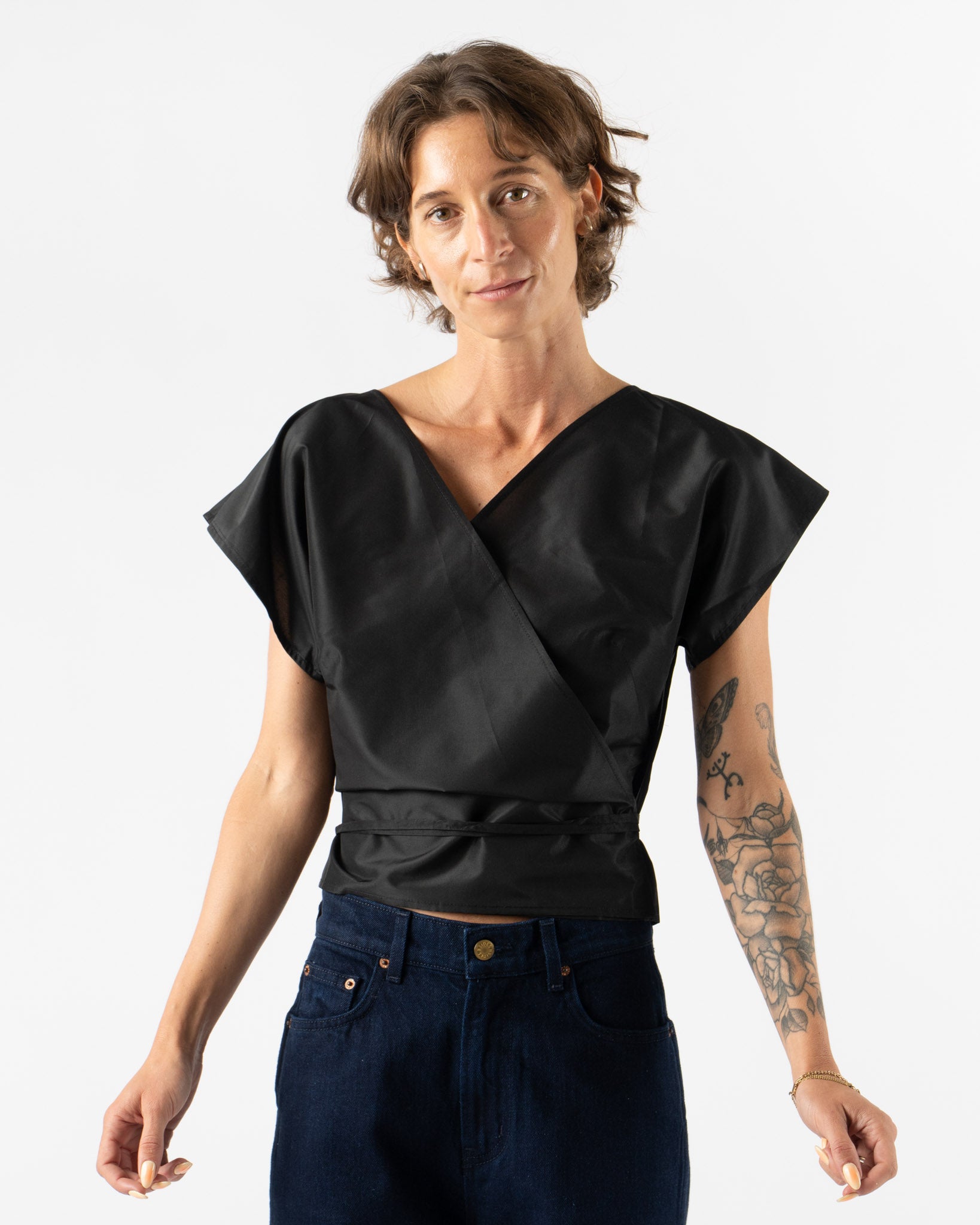 Chelsea Mak Davies Top in Black Curated at Jake and Jones