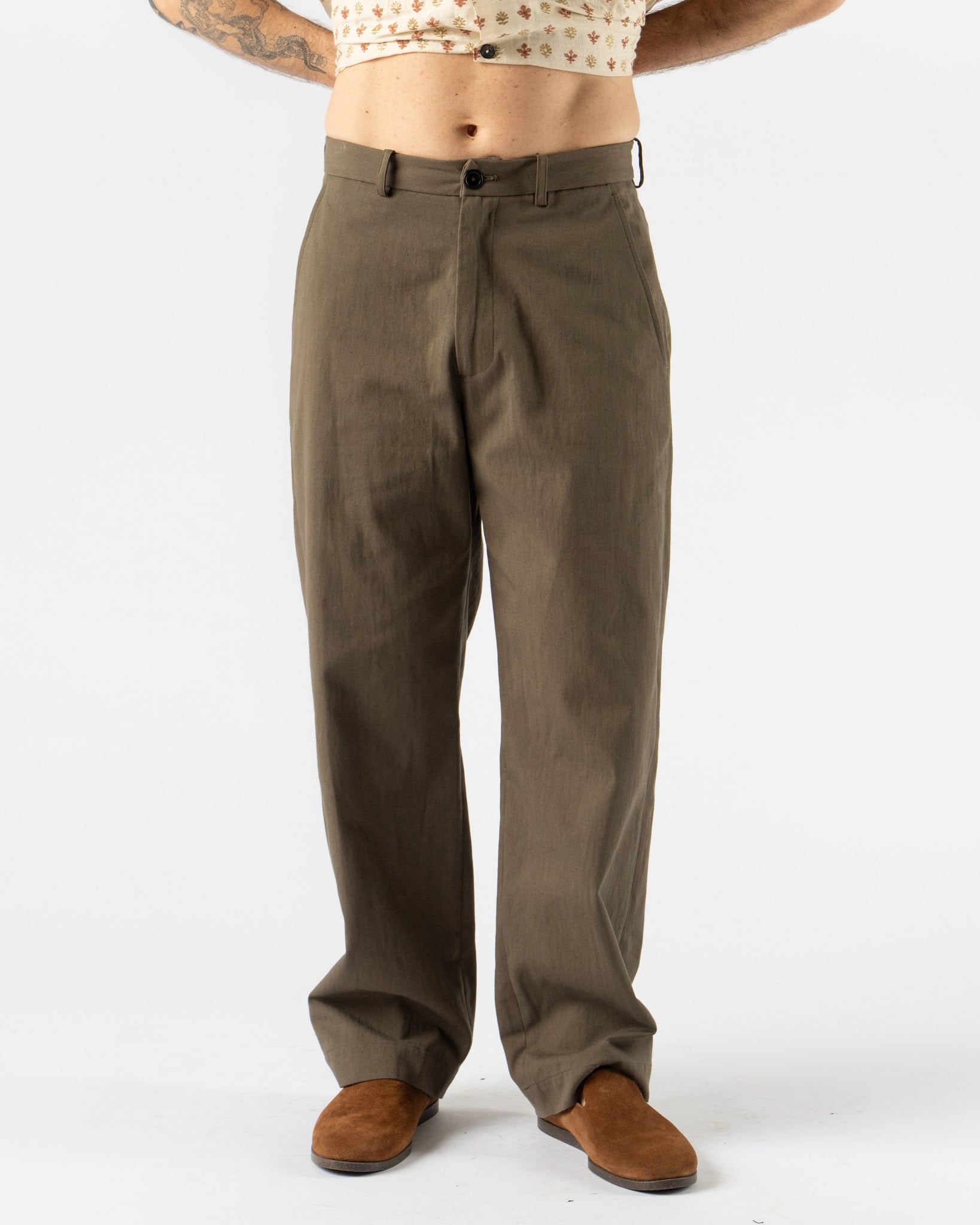 Colbo Chinos in Brown Curated at Jake and Jones