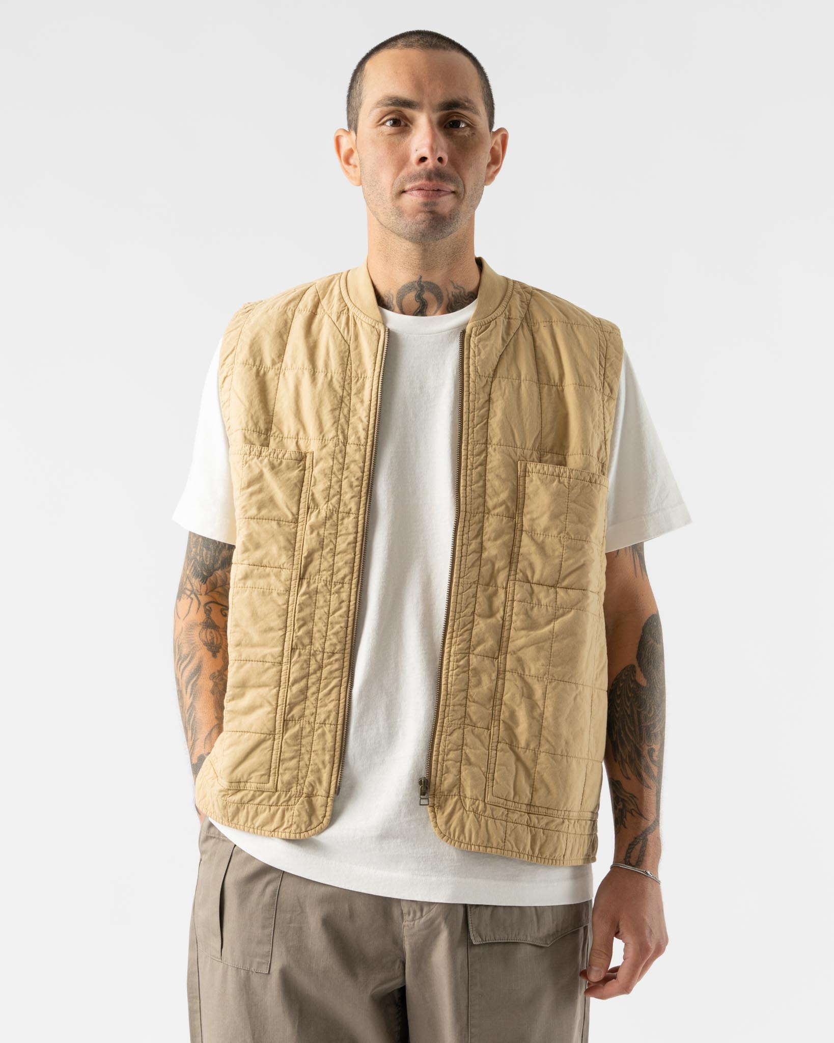 Eat Dust Frosthammer Vest in Wheat Curated at Jake and Jones