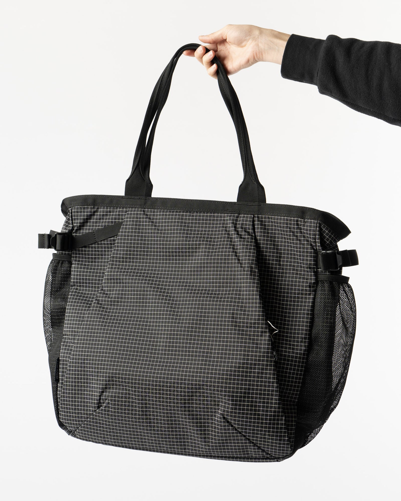 Gramicci Ripstop Tote Bag in Black Curated at Jake and Jones