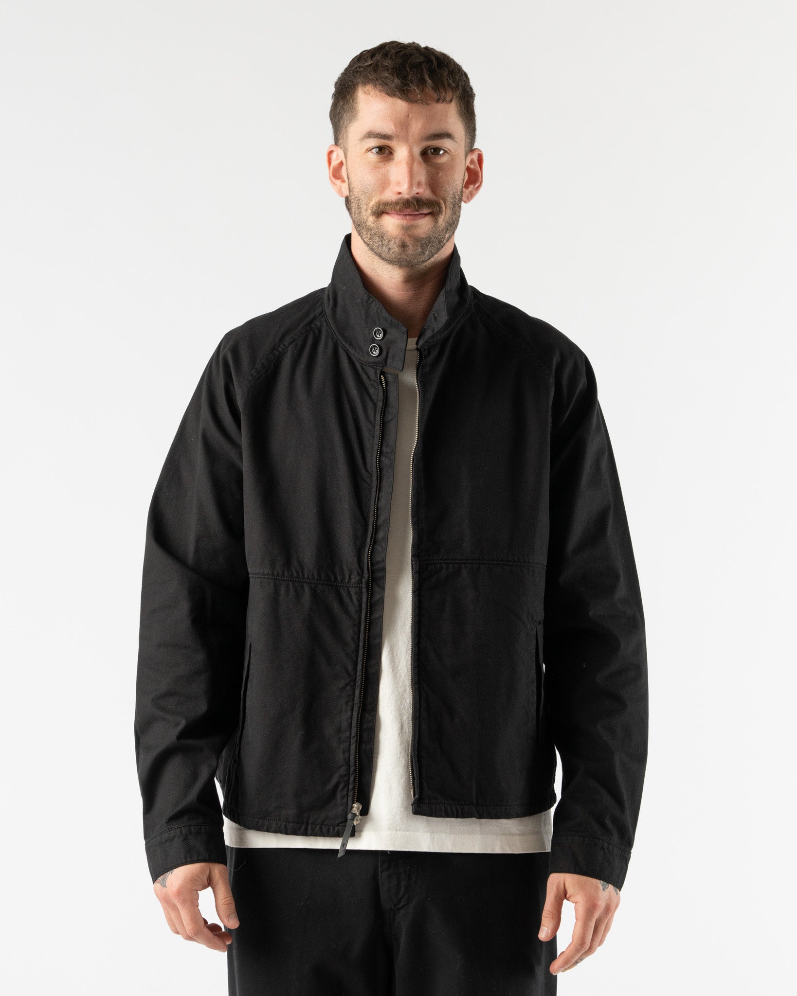 Knickerbocker Manchester Cavalry Twill Jacket in Black Curated at Jake ...