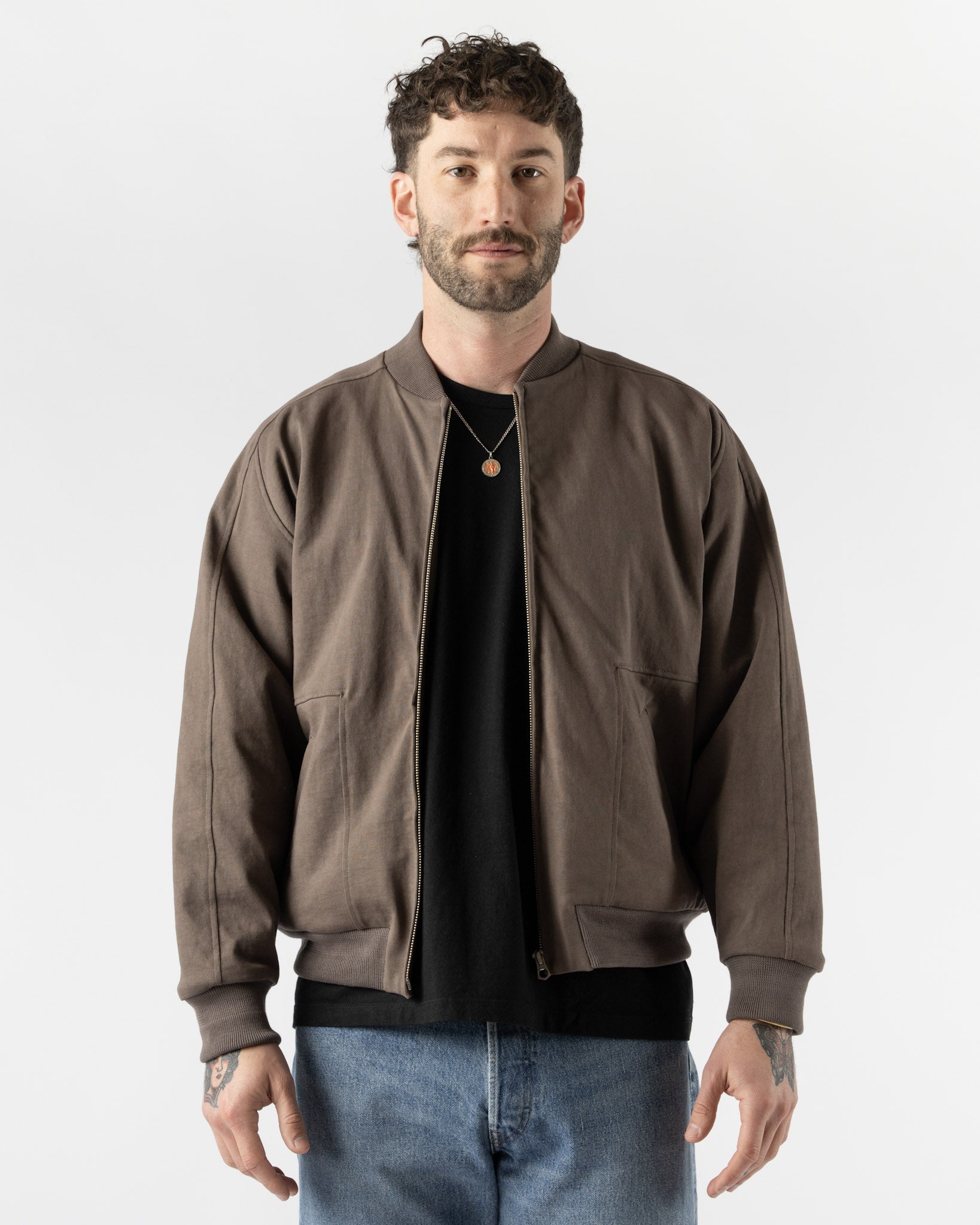Lady White Co. Barrington Jacket in Deep Cement Curated at Jake and Jones