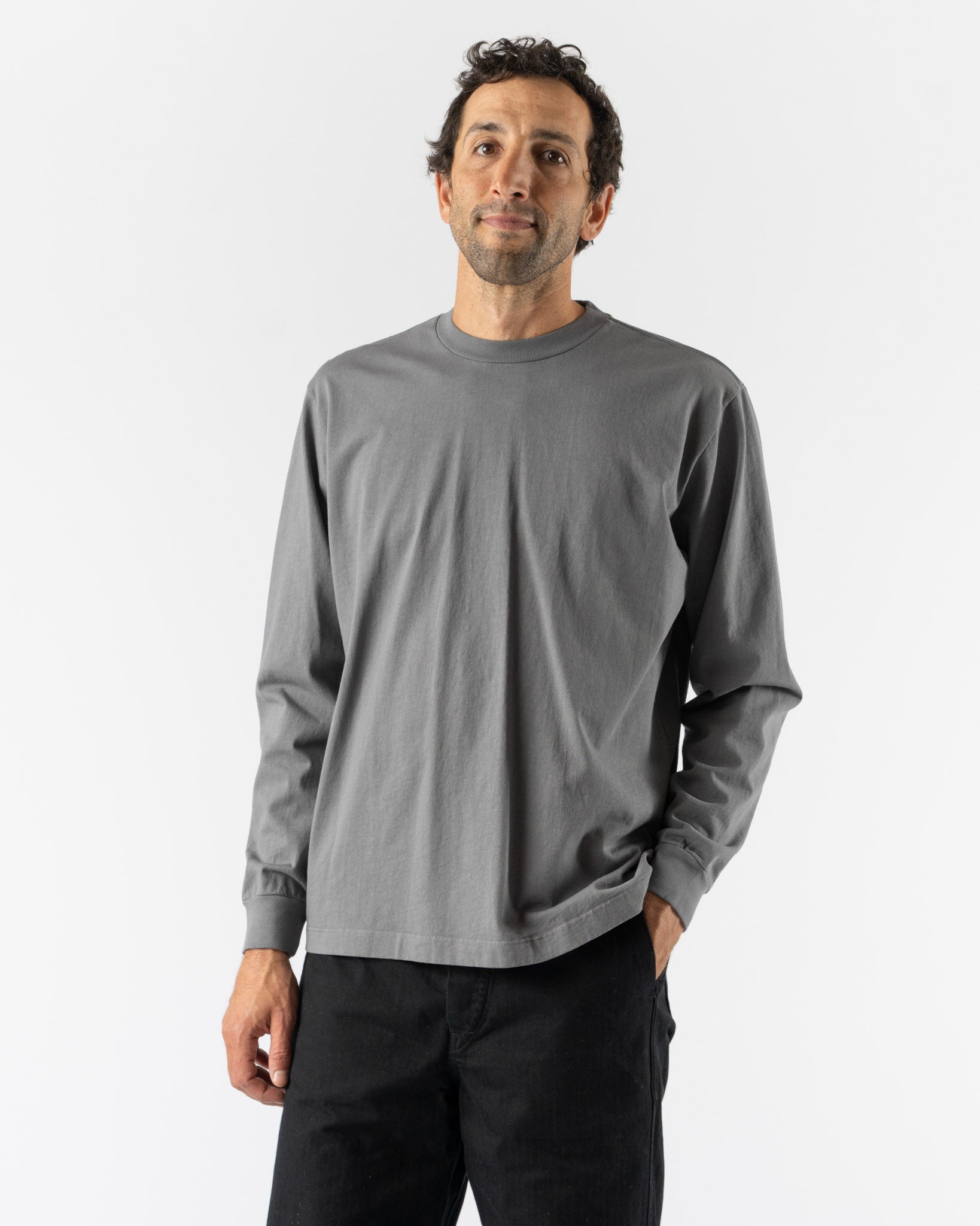 Lady White Co. LW102 Municipal Long Sleeve in Kelp Curated at Jake and ...
