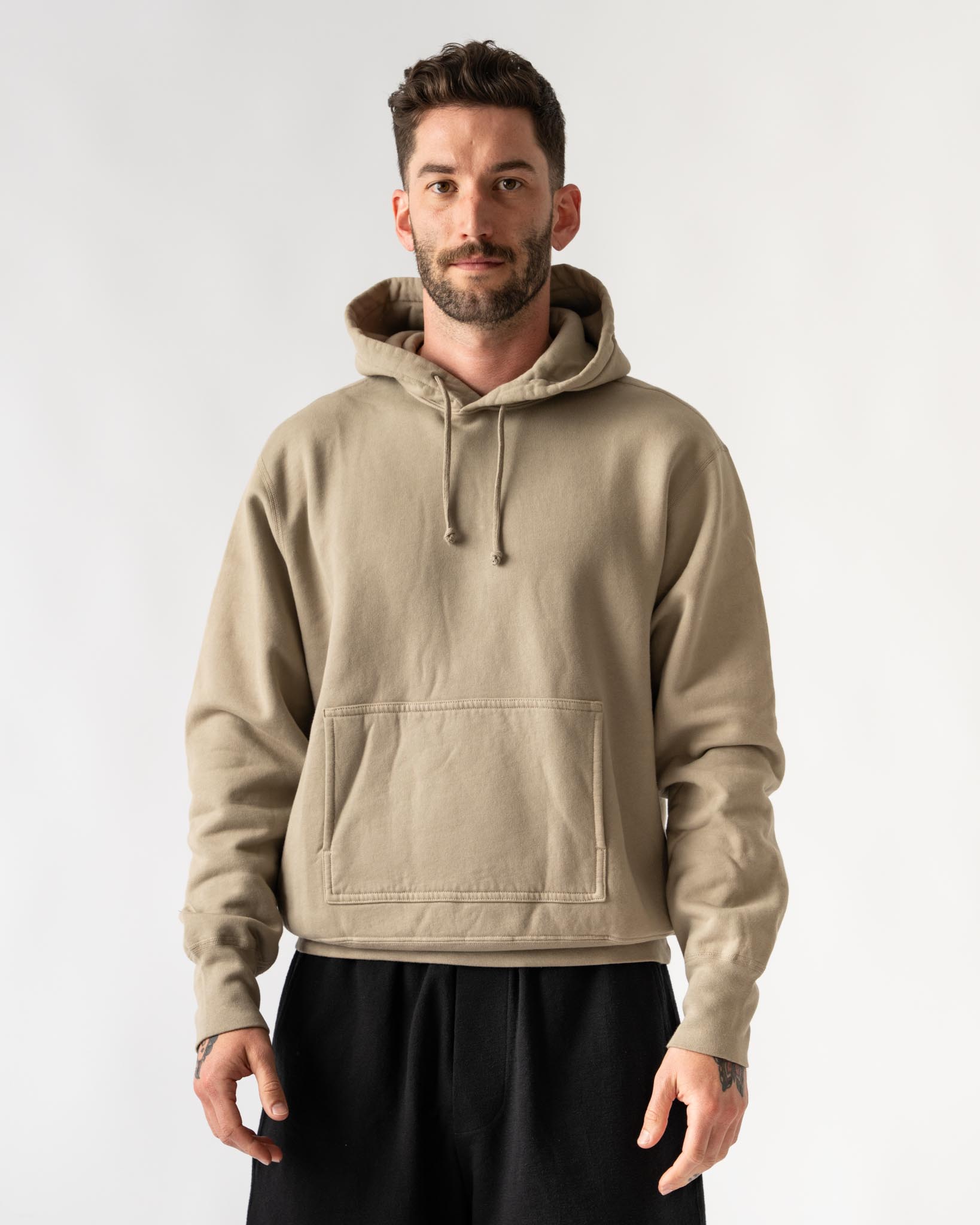 Lady White Co. LW622 LWC Hoodie in Almond Curated at Jake and Jones
