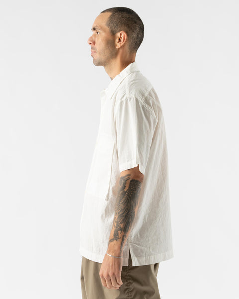 Pilgrim Surf + Supply Ivan Short Sleeve Shirt in White Curated at Jake ...