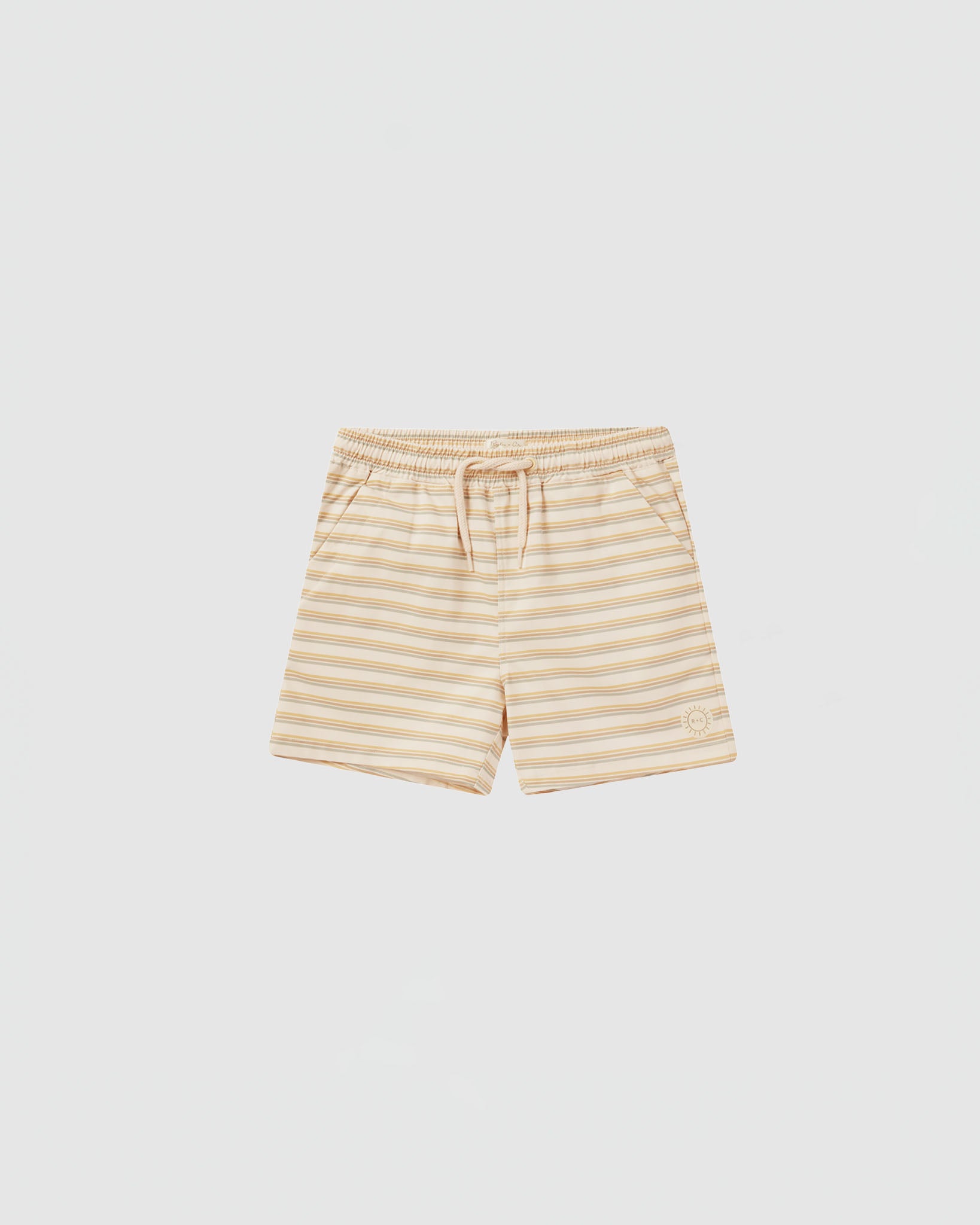 Rylee + Cru Board Short in Vintage Stripe Curated at Jake and Jones