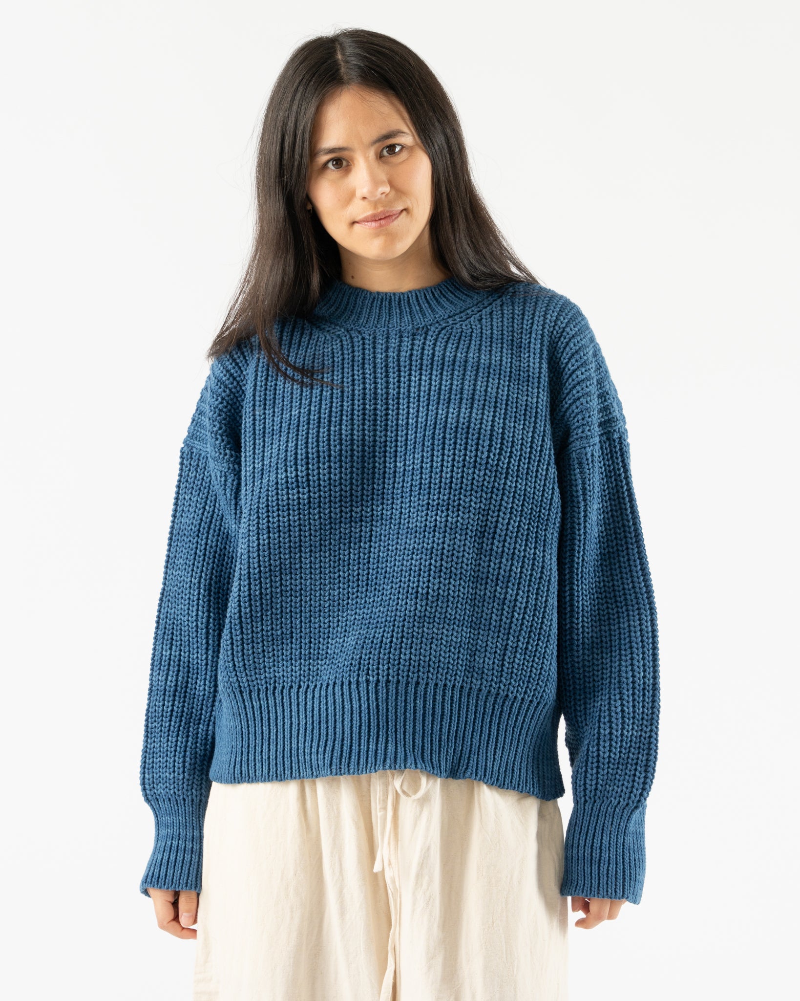 Shaina Mote Perle Sweater in Indigo Curated at Jake and Jones