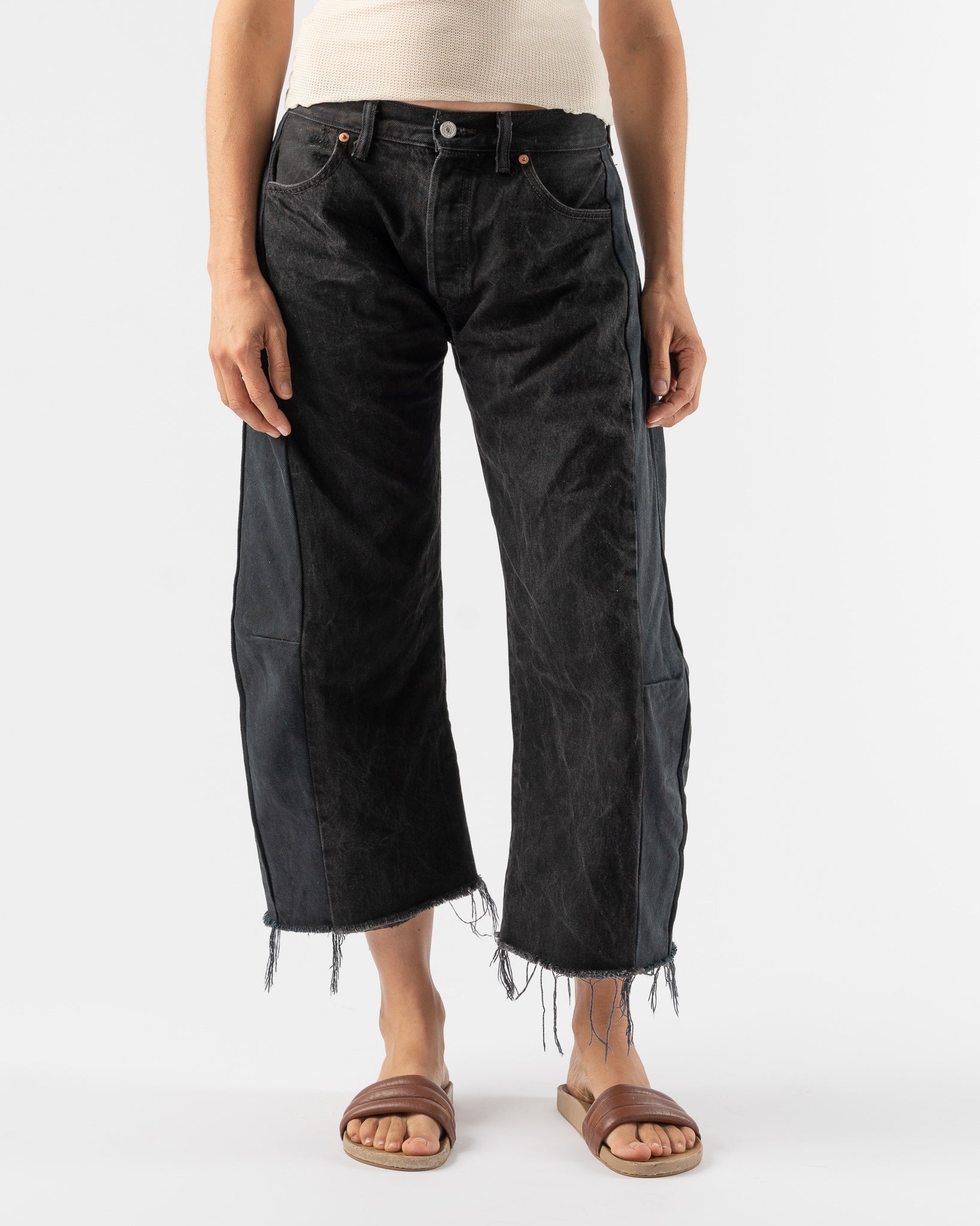 B Sides Lasso Jean Rework in Vintage Black Mix Curated at Jake and Jones