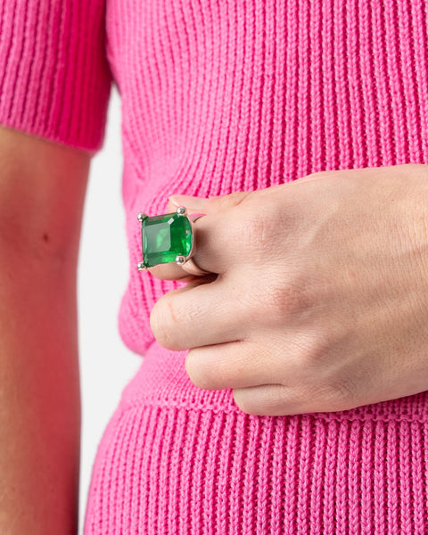Mondo Mondo Atomic Mass Ring in Sterling Silver Jungle